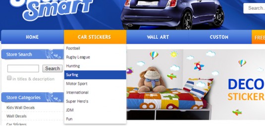 How we built Sticker Smart’s easily navigable eBay Store | dZine-Hub