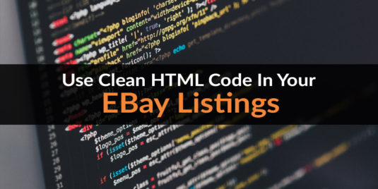 Using clean HTML code in your ebay listings | dZine-Hub