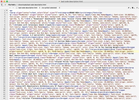 Using clean HTML code in your ebay listings | dZine-Hub